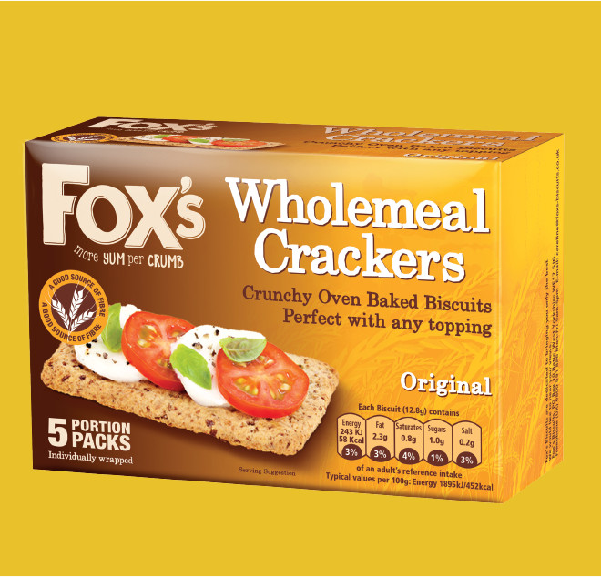 Fox's Wholemeal Crackers - Design Group International
